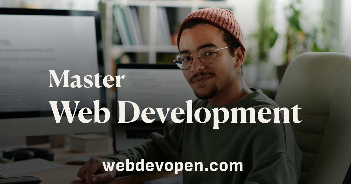 Learn Web Development in 2024