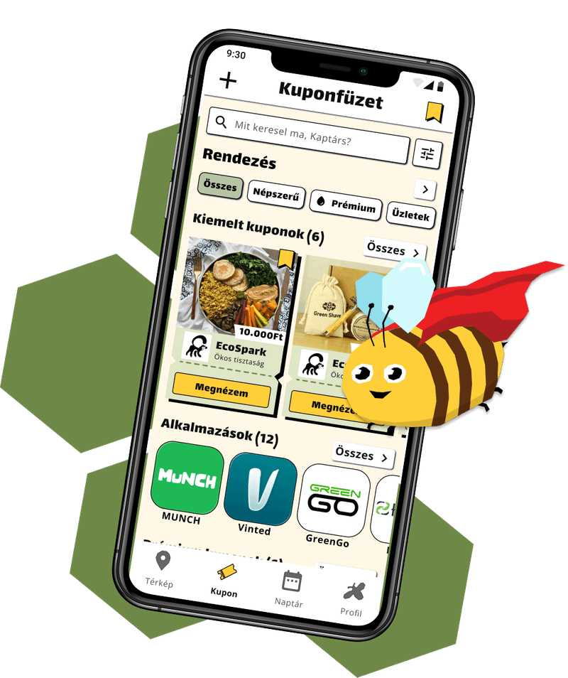 beeco app – zöld események, térkép, kuponok, közösség és fenntartható ...