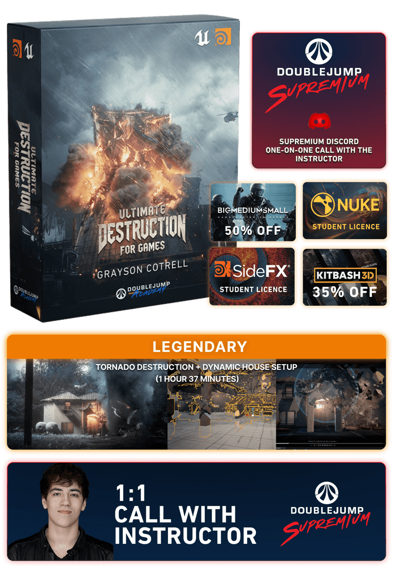 DOUBLEJUMP ACADEMY // Game Destruction in Unreal Engine: From Theory to ...