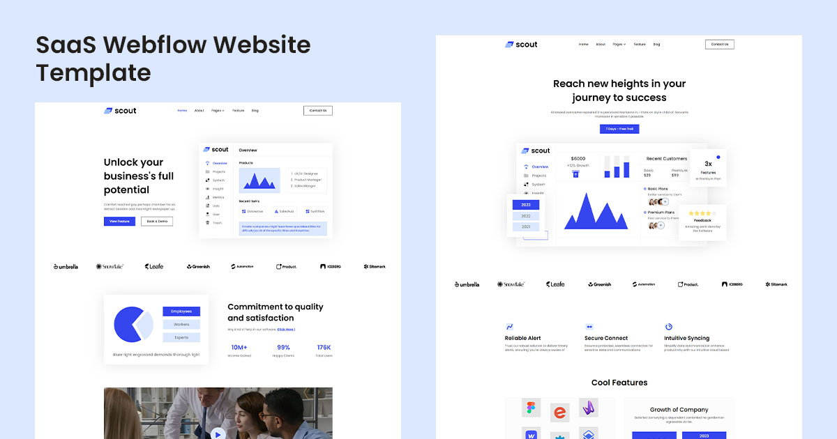 Scout - Webflow Ecommerce website template