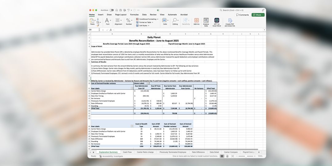 Your Benefits Reconciliation Spreadsheet Is Costing You More Than You ...