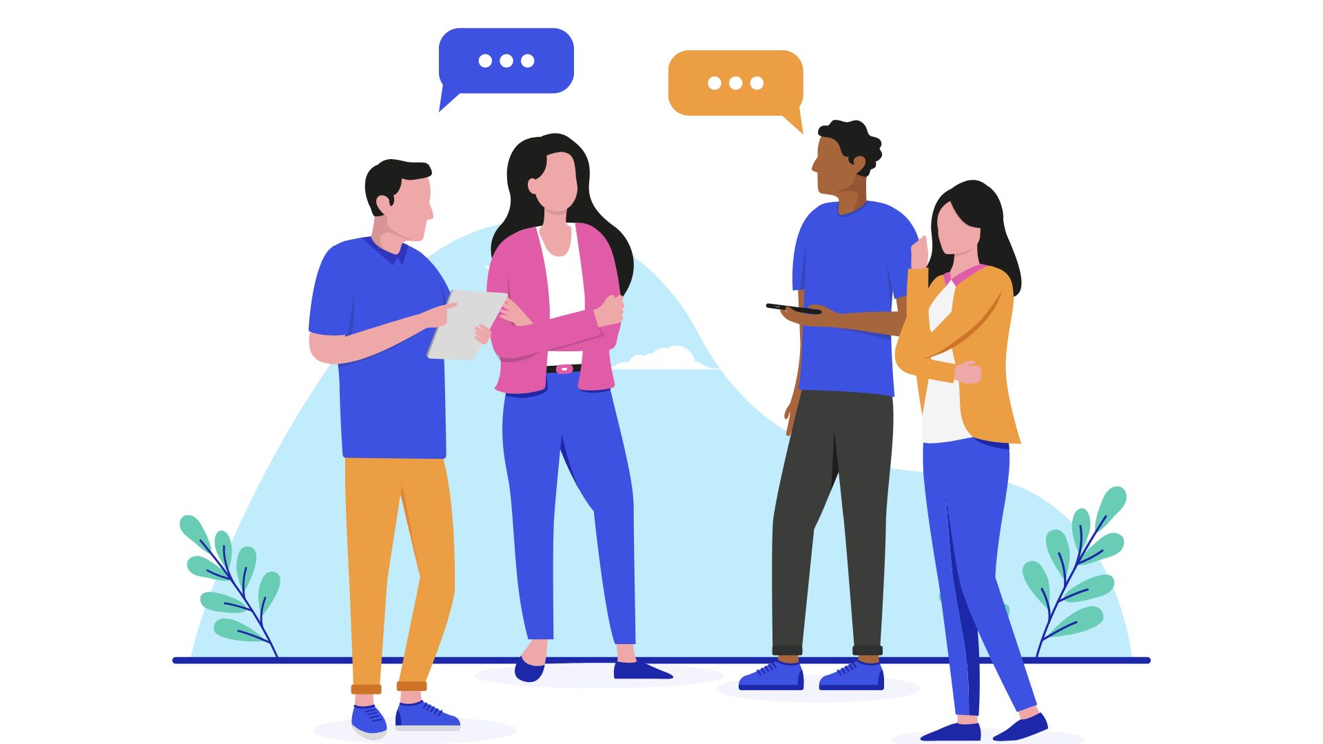 Keep your team in sync with a daily standup in Scrum. - Everyday Design