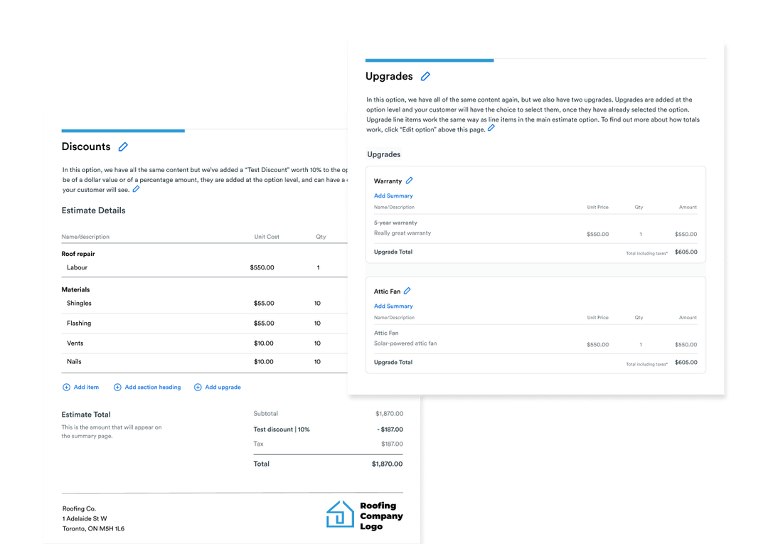 Instant Roof Estimate Software | Roofr