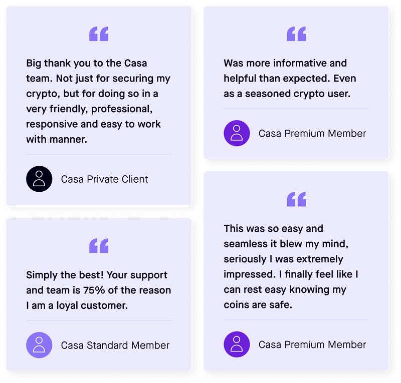 Casa | Secure Storage for Bitcoin and Stablecoins