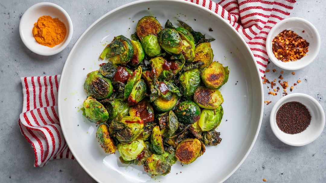 Indian Style Brussel Sprouts | Crispy Masala Brussels Sprouts Recipe ...