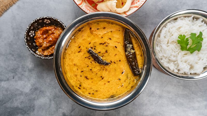 Authentic Hyderabadi Khatti Daal Recipe | Masoor Dal with Tamarind ...