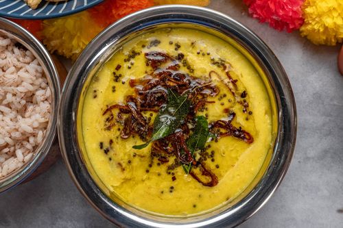 Parippu Curry Recipe | Kerala Onam Sadya Special | Vegetarian Moong Dal ...