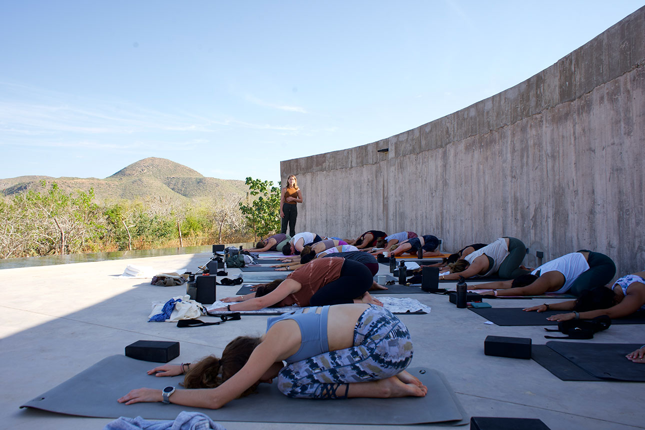 Yoga class