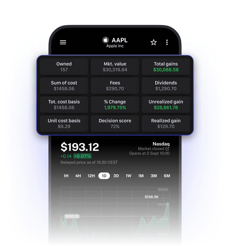 Delta Investment Tracker | Get Delta PRO