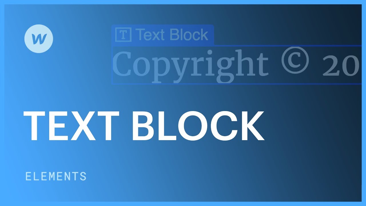Use text blocks in Webflow - Webflow University