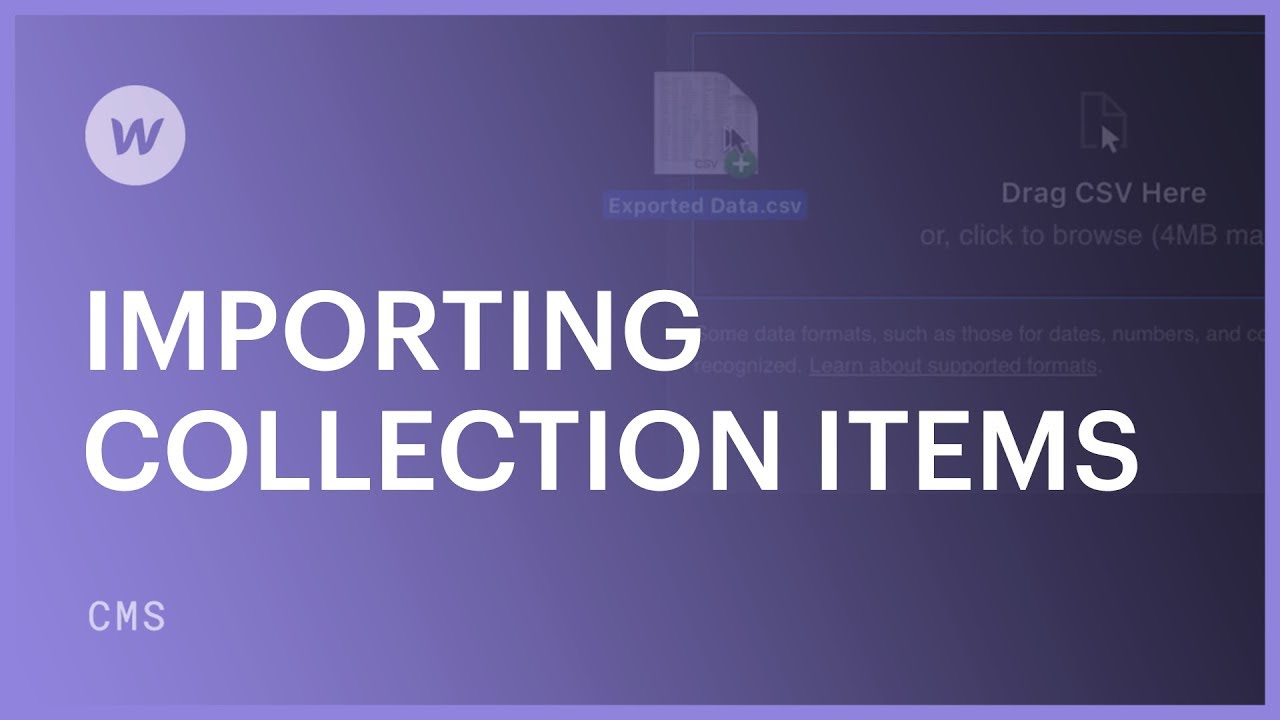 Collection items overview - Webflow University