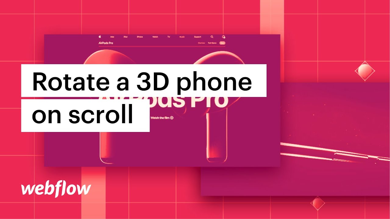 Animate a 3D render on scroll with Webflow and After Effects - Webflow ...