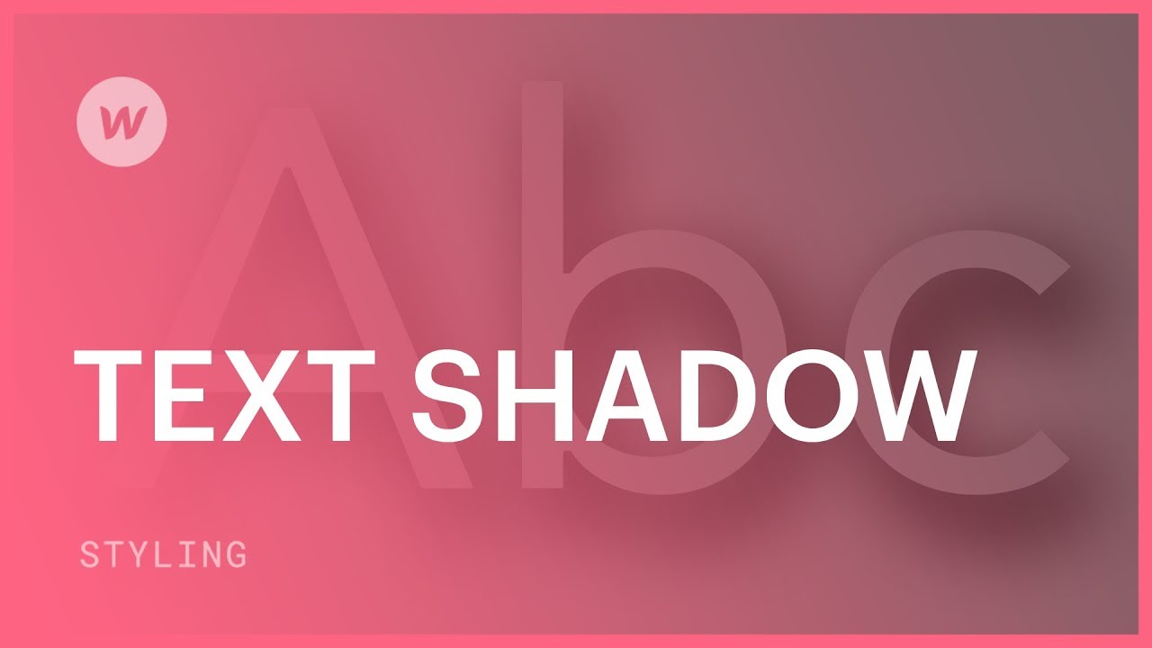 Text shadow - Webflow University