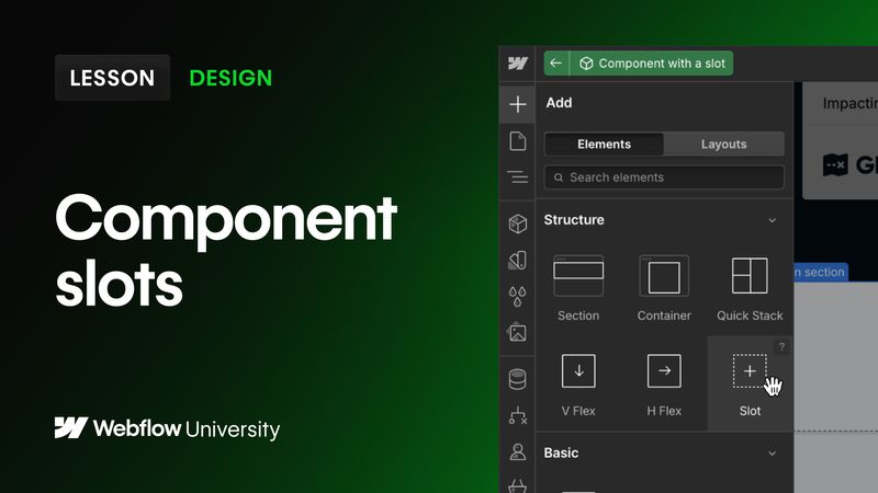 Add background video - Webflow University