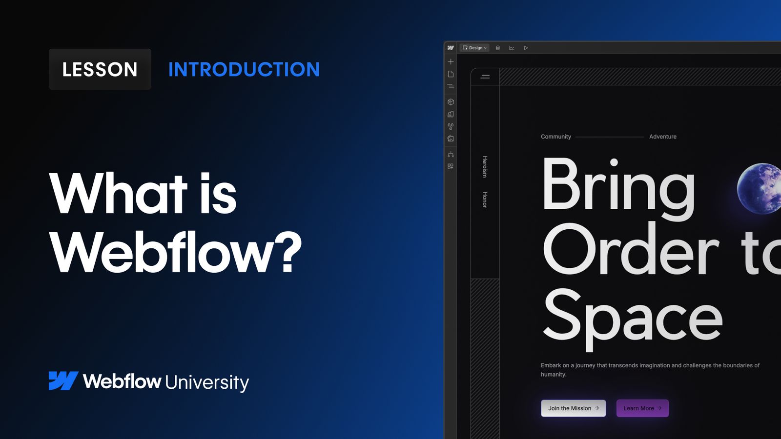 Learn web design with free video courses and tutorials | Webflow University