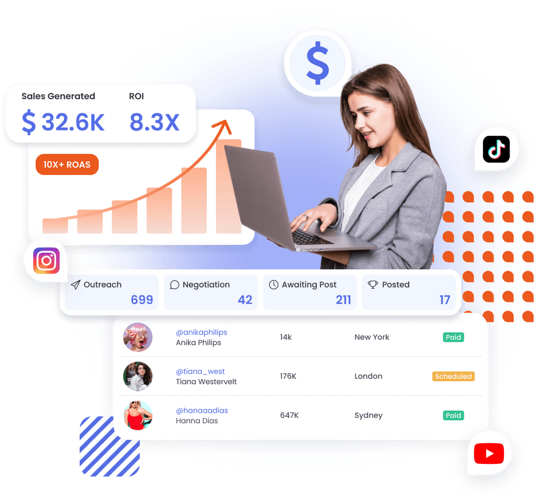 Influencer Hero Landing Page 1