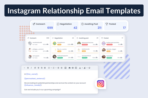 Free Influencer Relationship Management Templates