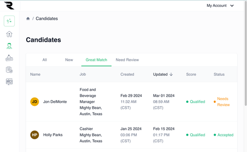 Personal Automated Recruiting Assistant | ReadySetHire