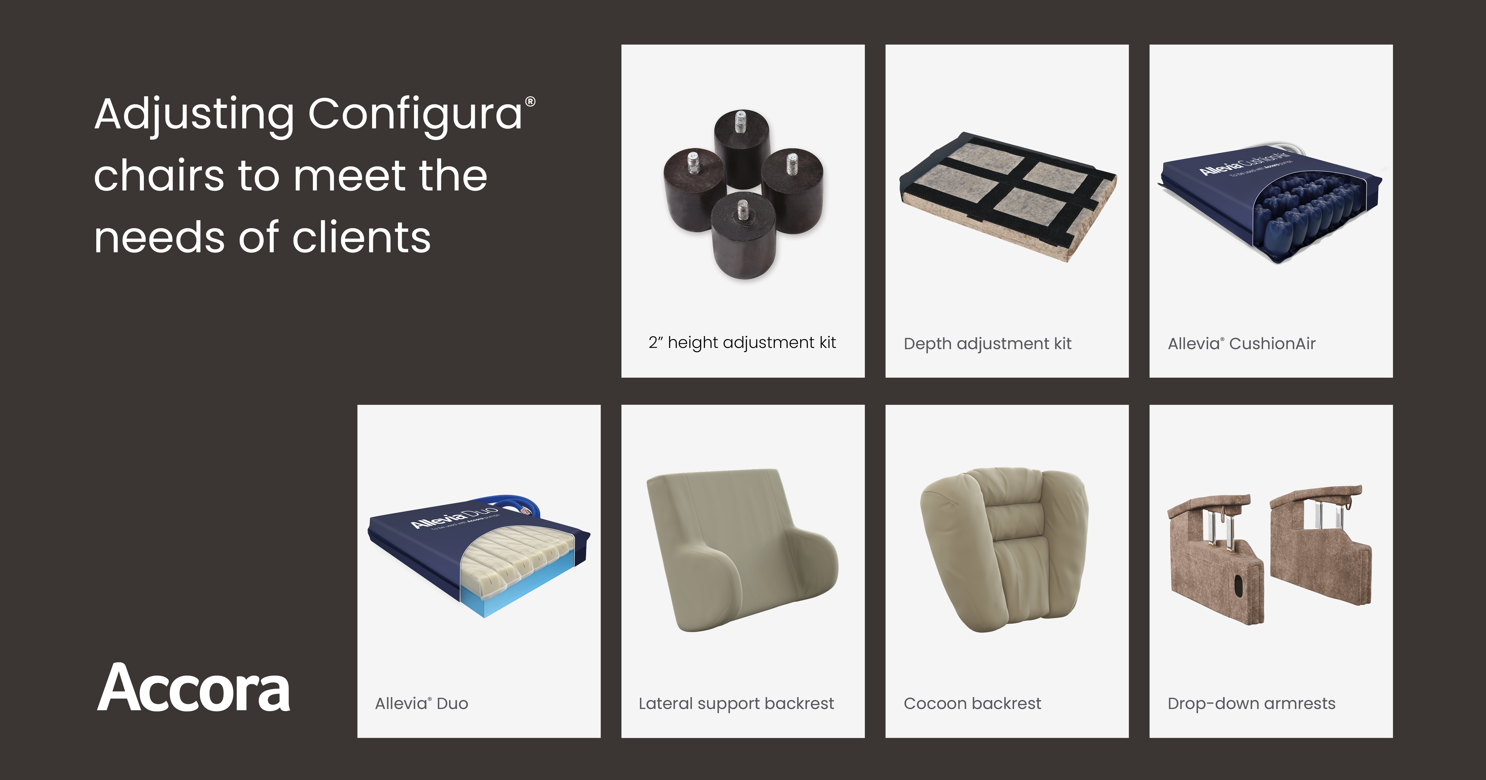 Configura Riser Recliner Chair Accessories | Accora