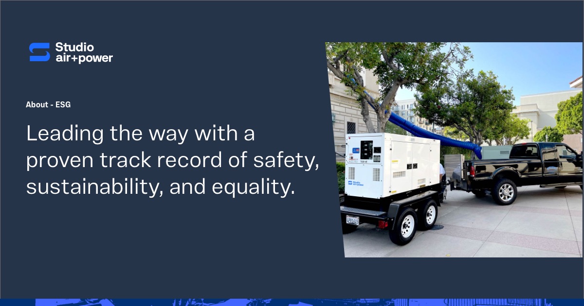 Our ESG Approach | Studio Air and Power