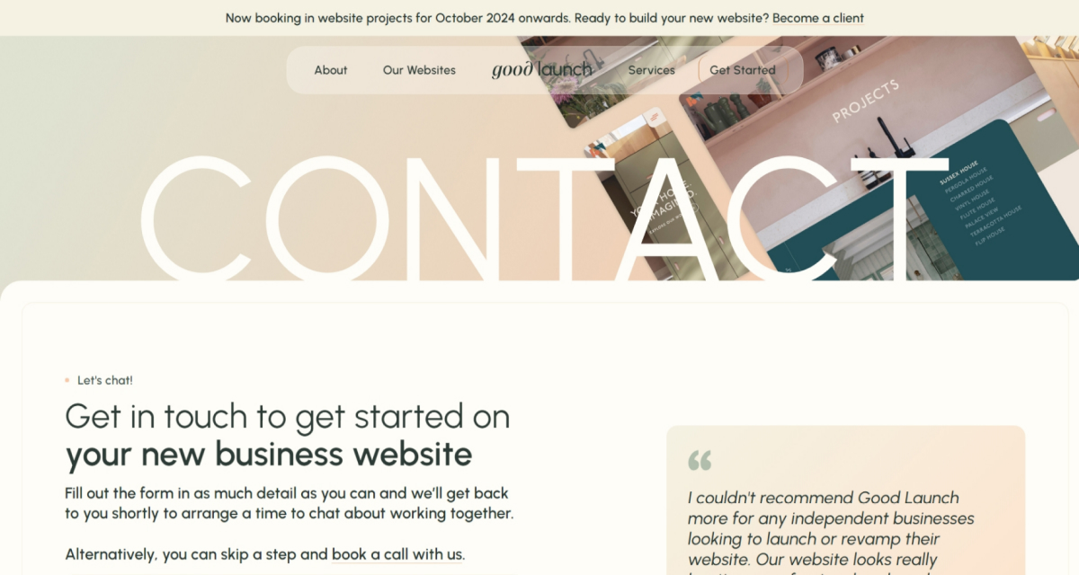 Contact Good Launch | Website Design Studio in Newark