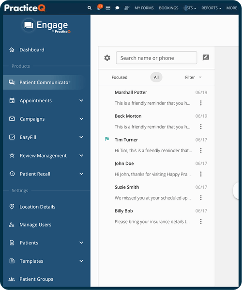 Automated Patient Engagement Software | PracticeQ