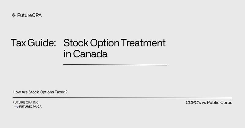 Stock Option Tax Treatment in Canada
