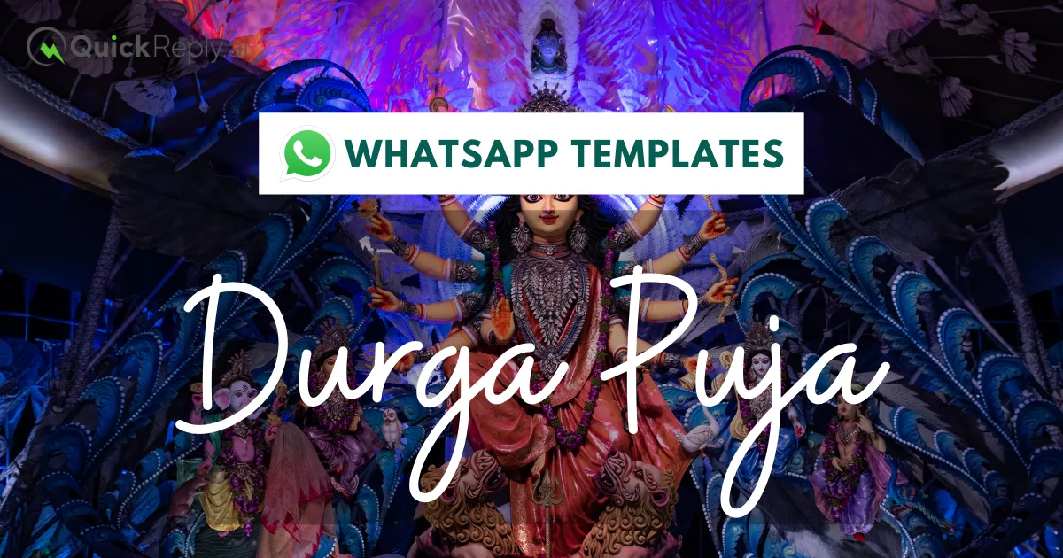 WhatsApp Templates for Durga Puja