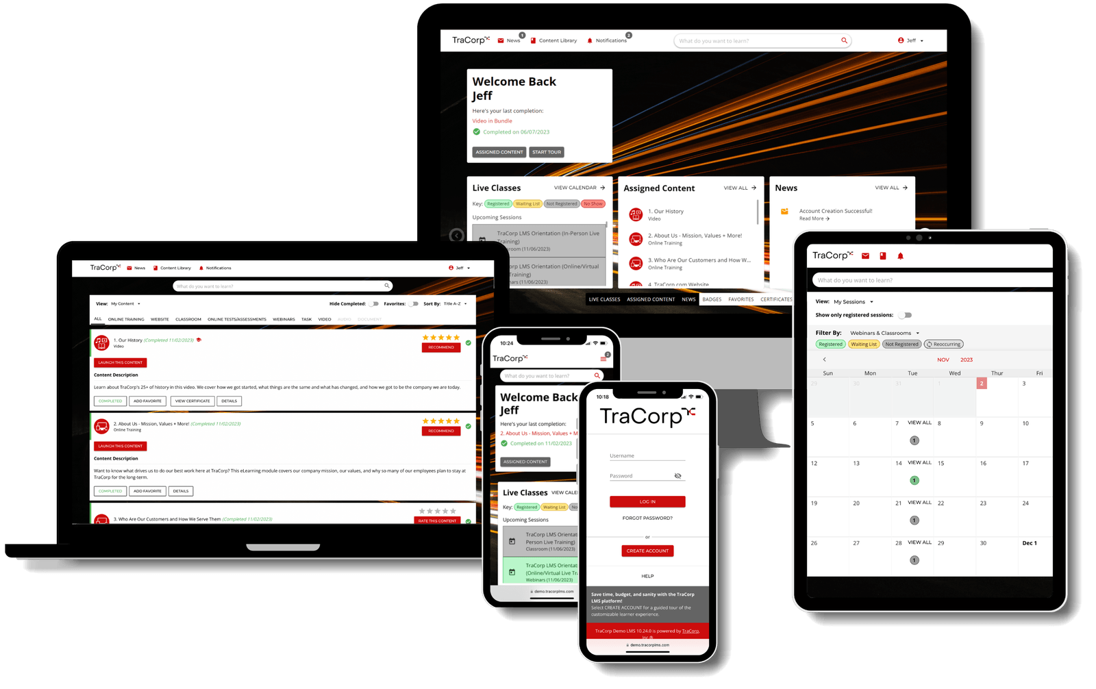 LMS Features | TraCorp LMS