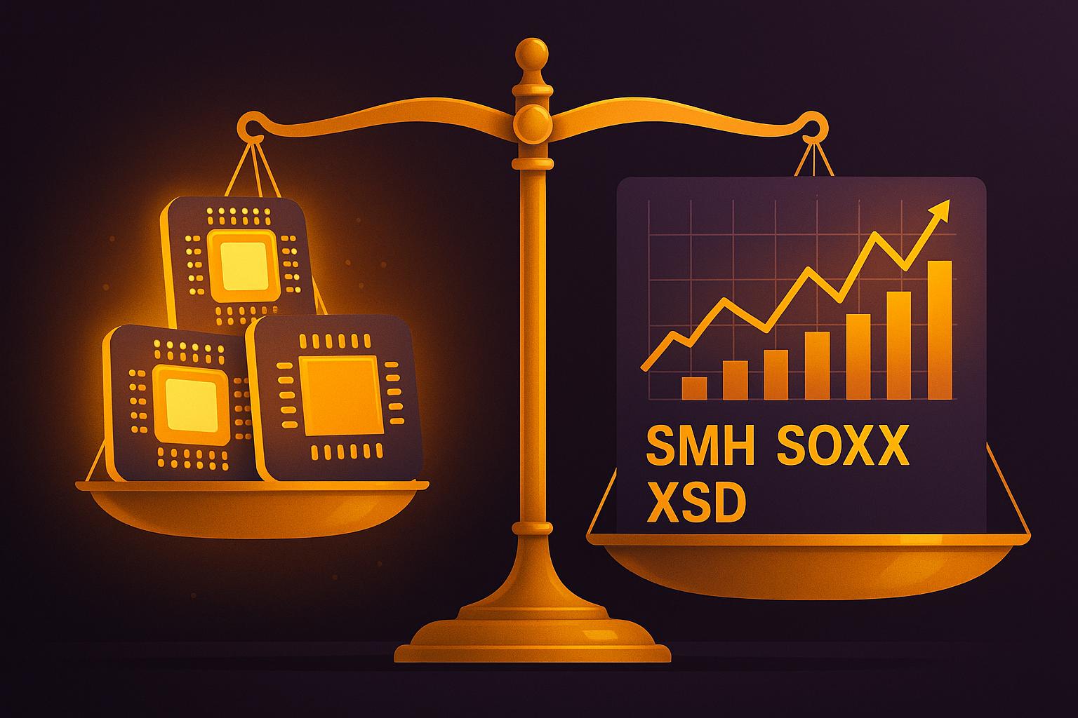 SMH vs SOXX vs XSD - Best semiconductor ETF for balanced exposure | Mezzi