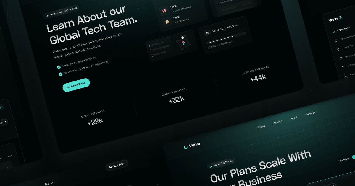 Verve - Webflow HTML website template
