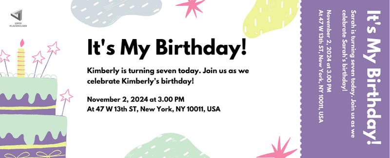 Celebrate in Style with Our Free Birthday Party Ticket Templates