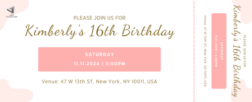 Celebrate in Style with Our Free Birthday Party Ticket Templates