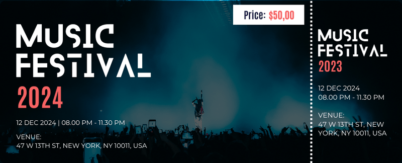 Elevate Your Concerts with Customizable Ticket Templates
