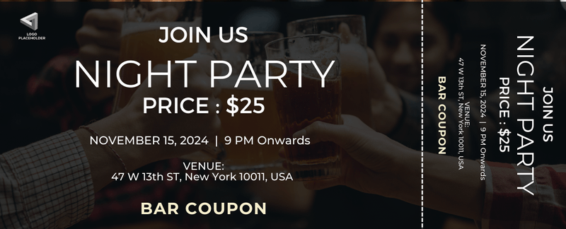 Free Drink Ticket Templates: Organize Your Bar Service