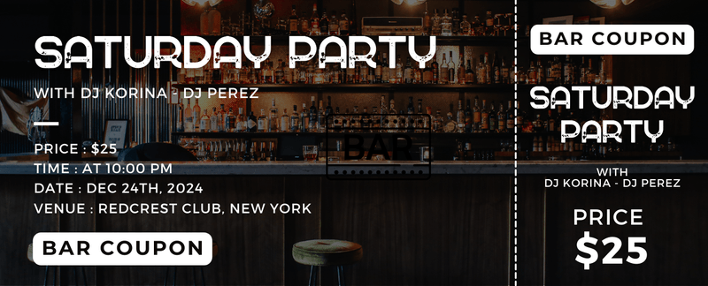 Free Drink Ticket Templates: Organize Your Bar Service