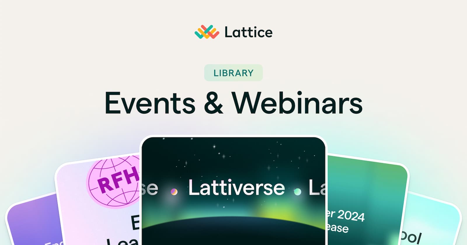 Events & Webinars | Lattice