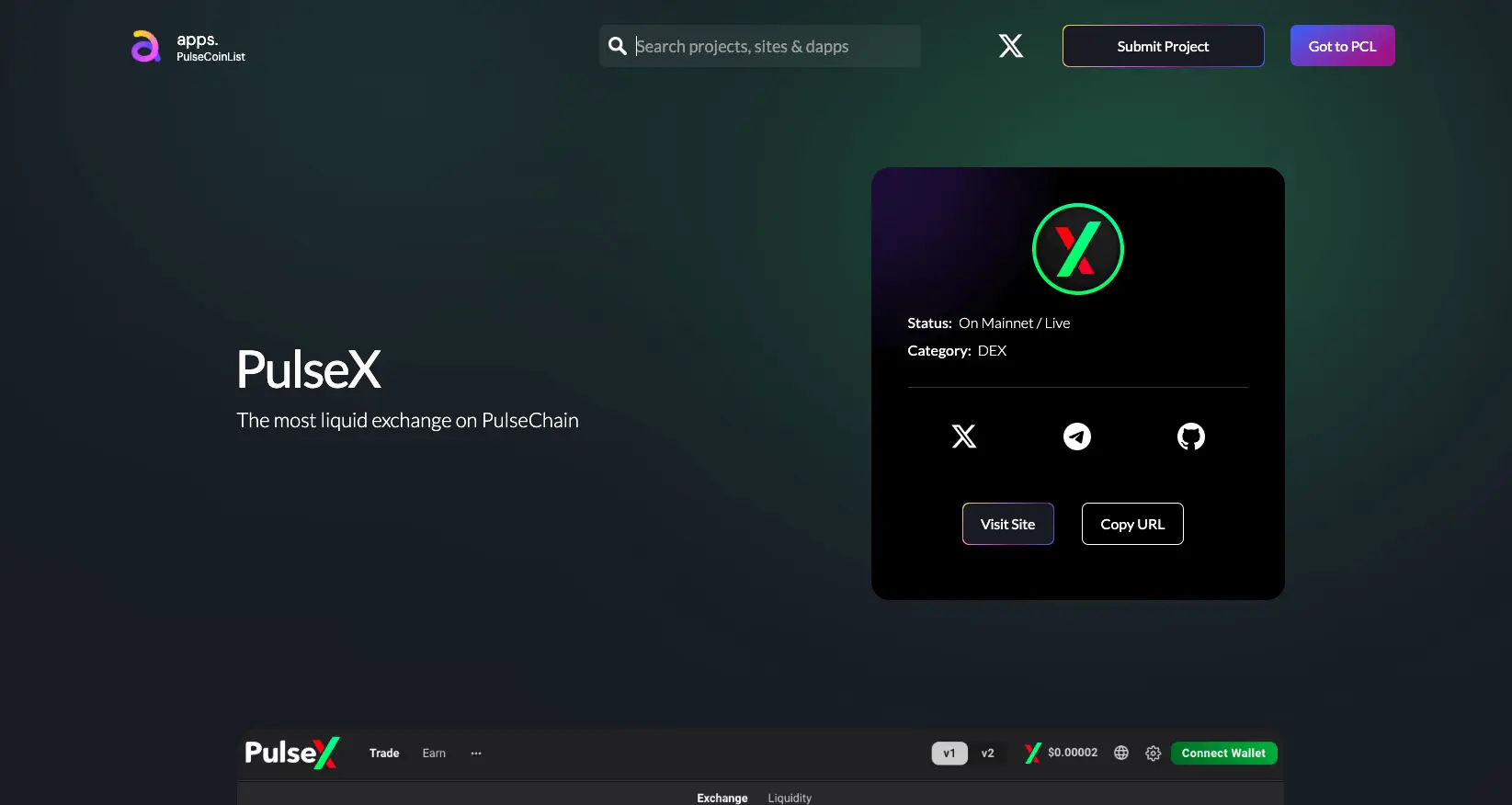 PulseX - The most liquid exchange on PulseChain