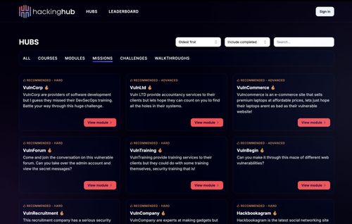 HackingHub - Ethical Hacking Training