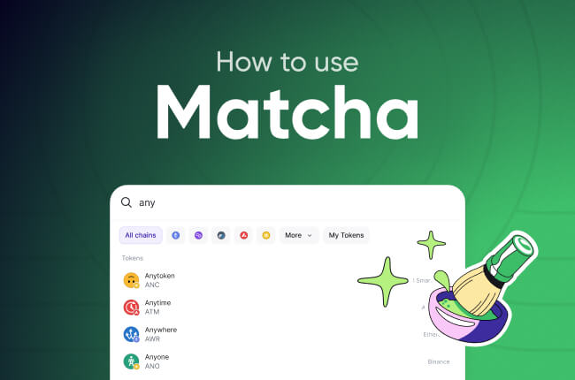 How to trade on Matcha DEX aggregator