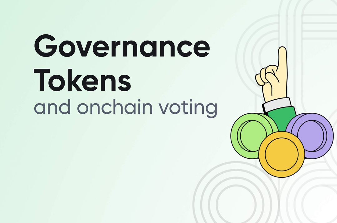 Governance tokens and onchain voting