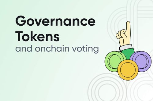 Governance tokens and onchain voting