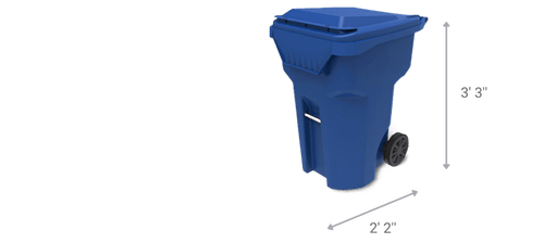 64 Gallon Can | Mid-Size Waste Solution