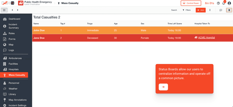 Status Boards by D4H
