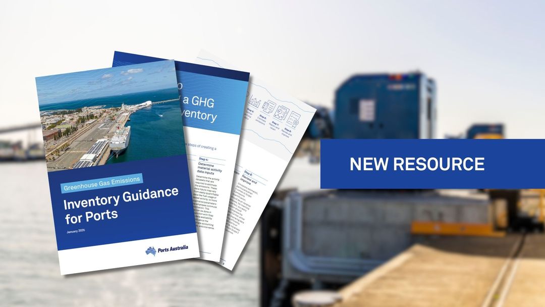 Ports Australia unveils new emissions guidance for ports