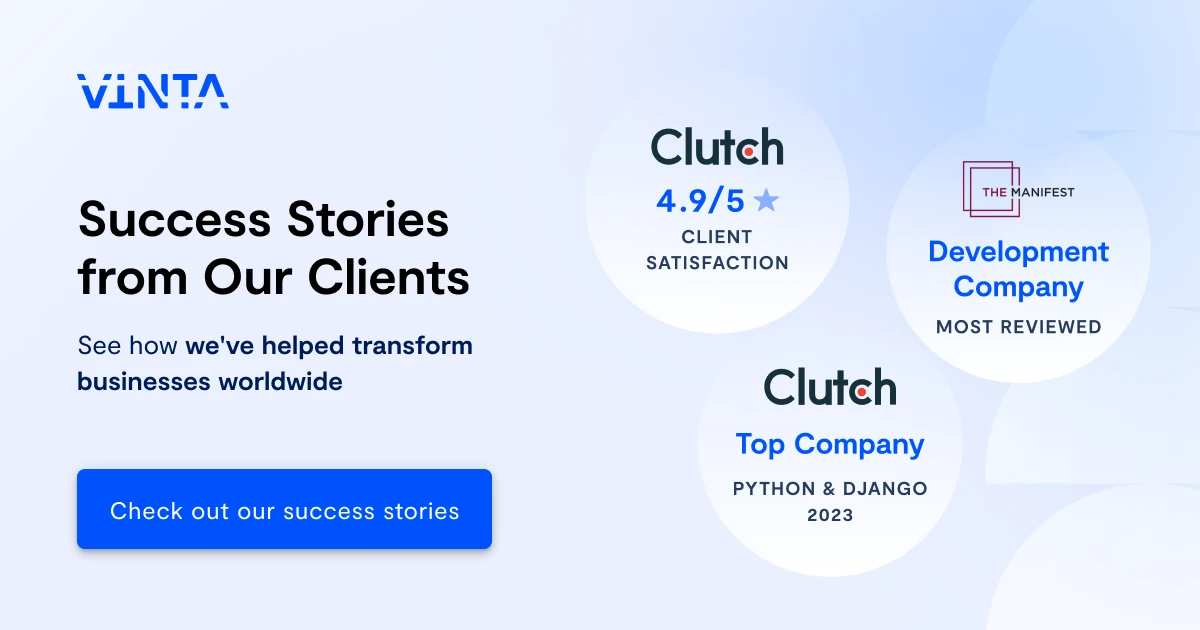 Healthtech & growth-driven startups | Case Studies by Vinta Software