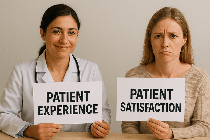 Patient Experience vs Patient Satisfaction: The Big Difference