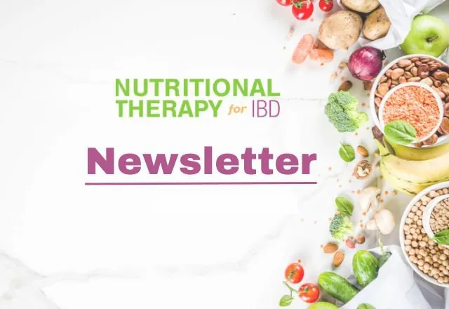 Newsletter Subscribe - Nutritional Therapy for IBD