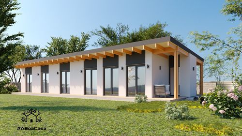 Casa Modular T2 ABC068 - A Boa Casa - Construção de imóveis em madeira