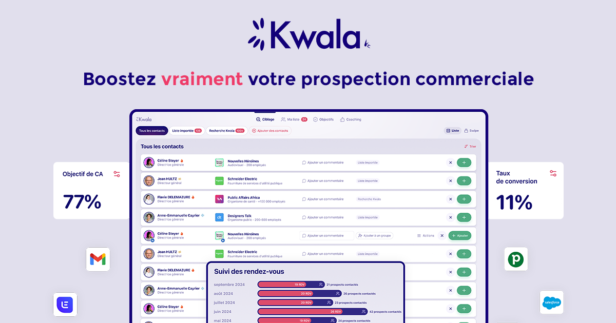 Kwala | Boostez vraiment votre prospection commerciale